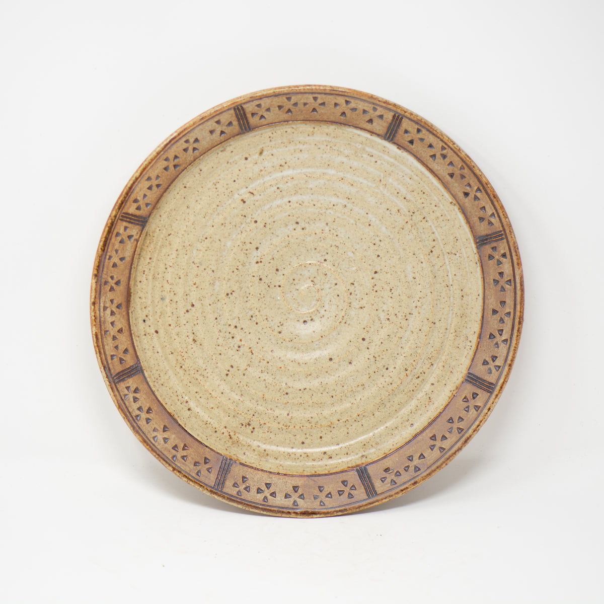 Carved Rim Platter – Tokheim Stoneware