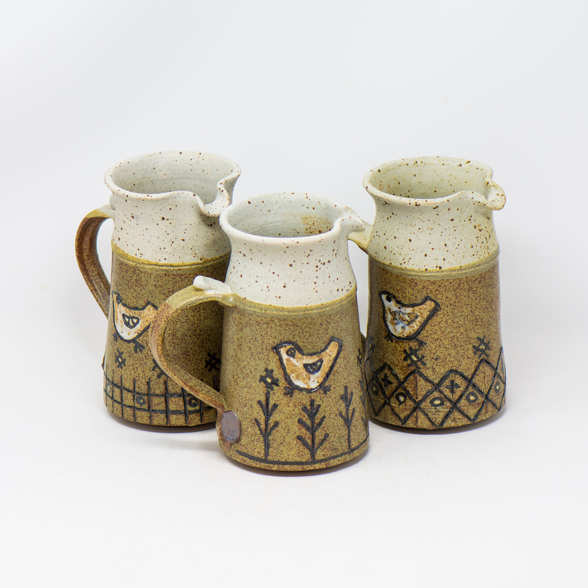 Running Bird Pitcher – Tokheim Stoneware